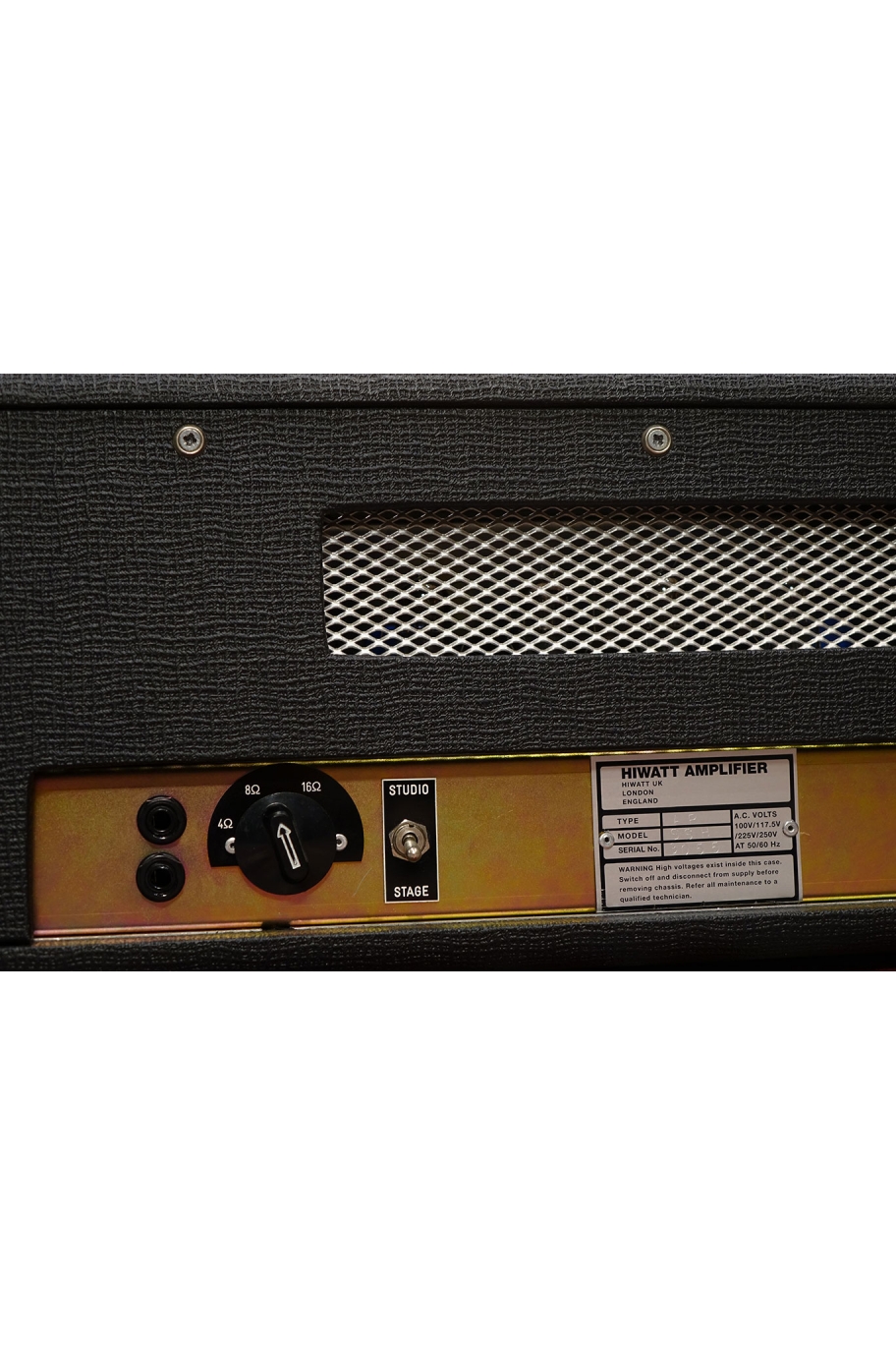 HIWATT CUSTOM Studio/Stage MKII - 20/40w Head - Hand Made in UK