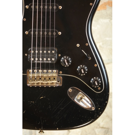 FENDER CUSTOM SHOP Stratocaster HSS 1960 Reissue Relic - 2010 - Matte Black