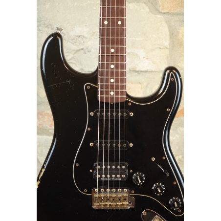 FENDER CUSTOM SHOP Stratocaster HSS 1960 Reissue Relic - 2010 - Matte Black
