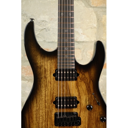SUHR Custom Order Modern HH - Full Black Limba, Ebony Fretboard ...