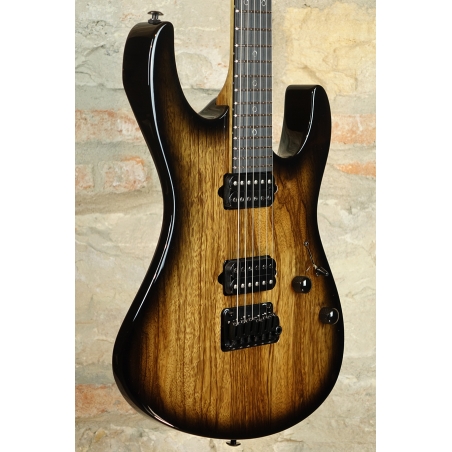 SUHR Custom Order Modern HH - Full Black Limba, Ebony Fretboard ...