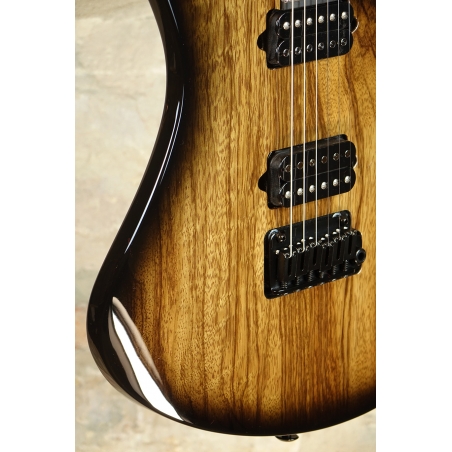 SUHR Custom Order Modern HH - Full Black Limba, Ebony Fretboard ...
