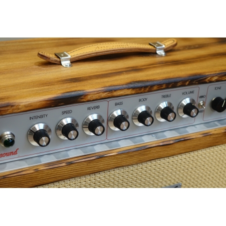 ARTESOUND VibroTweed MKII - 20w Head - Blackface/Tweed Style - Burned Wood