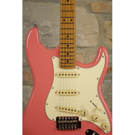 JET GUITARS JS300 BGD - Stratocaster Roasted Maple Neck - Burgundy
